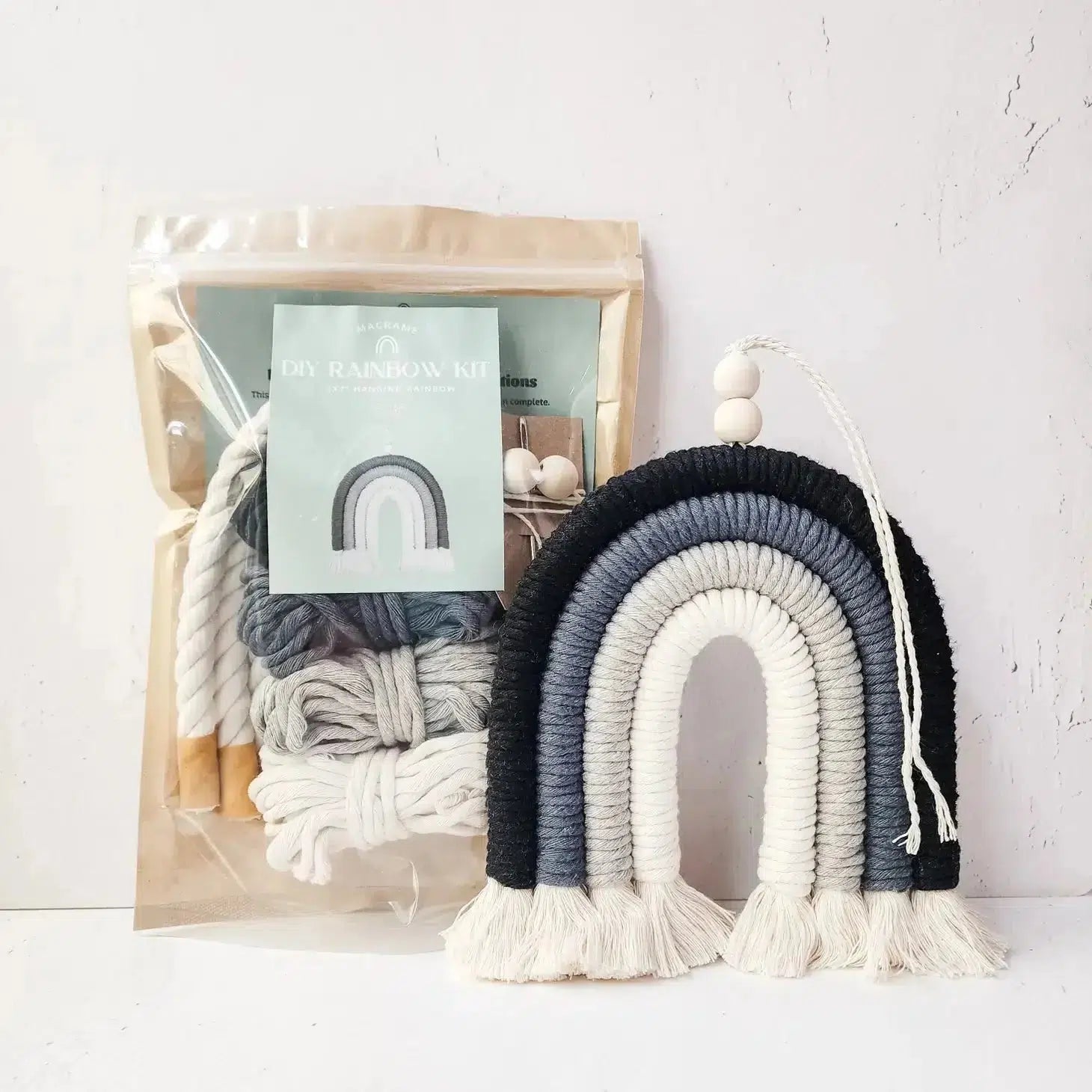 DIY Macrame Rainbow Kit - Neutral – Acorns & Twigs