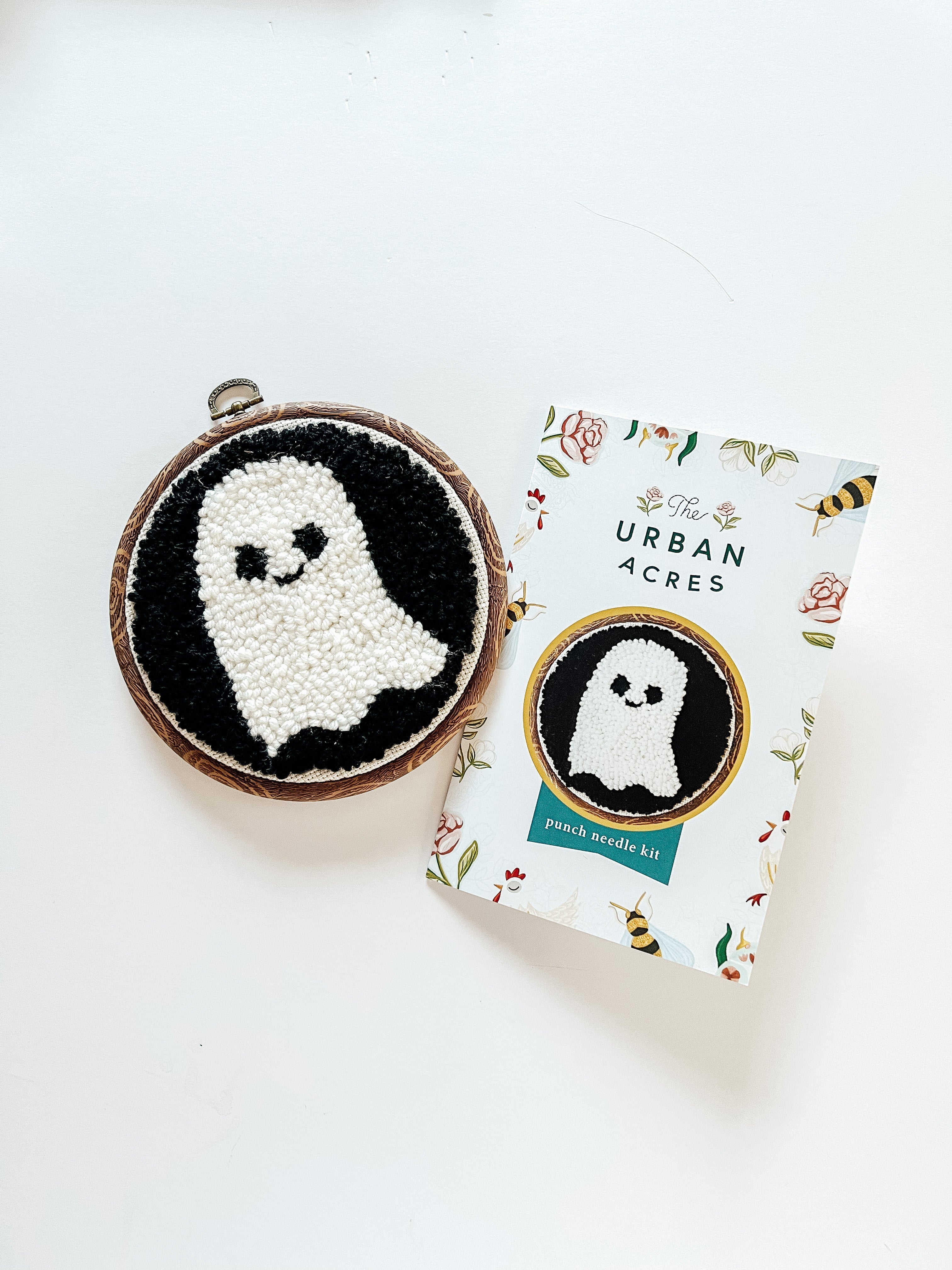 Spooky Ghost Punch Needle Kit – Acorns & Twigs