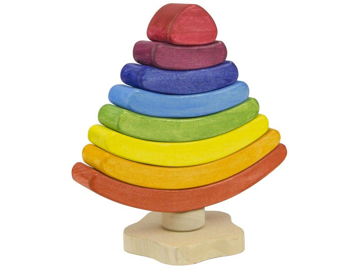 Rainbow Tree Stacker – Acorns & Twigs